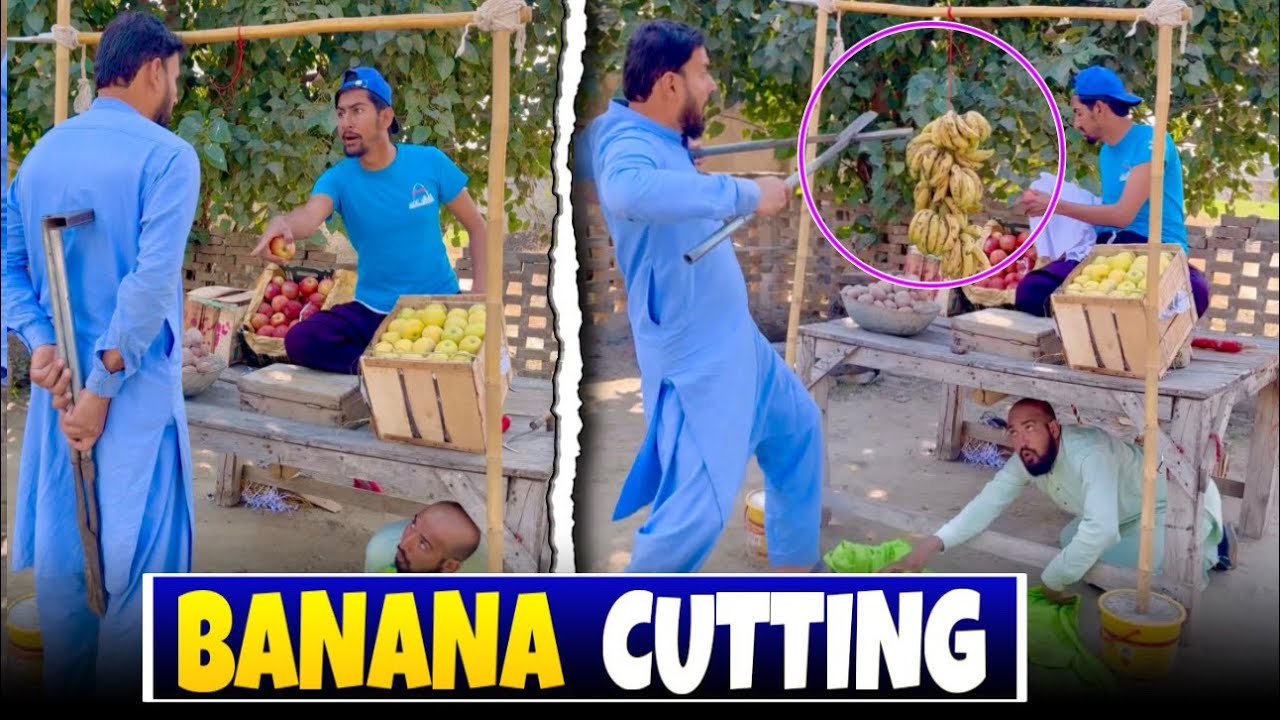 Banana Cutting With Scissors ️ - YouTube