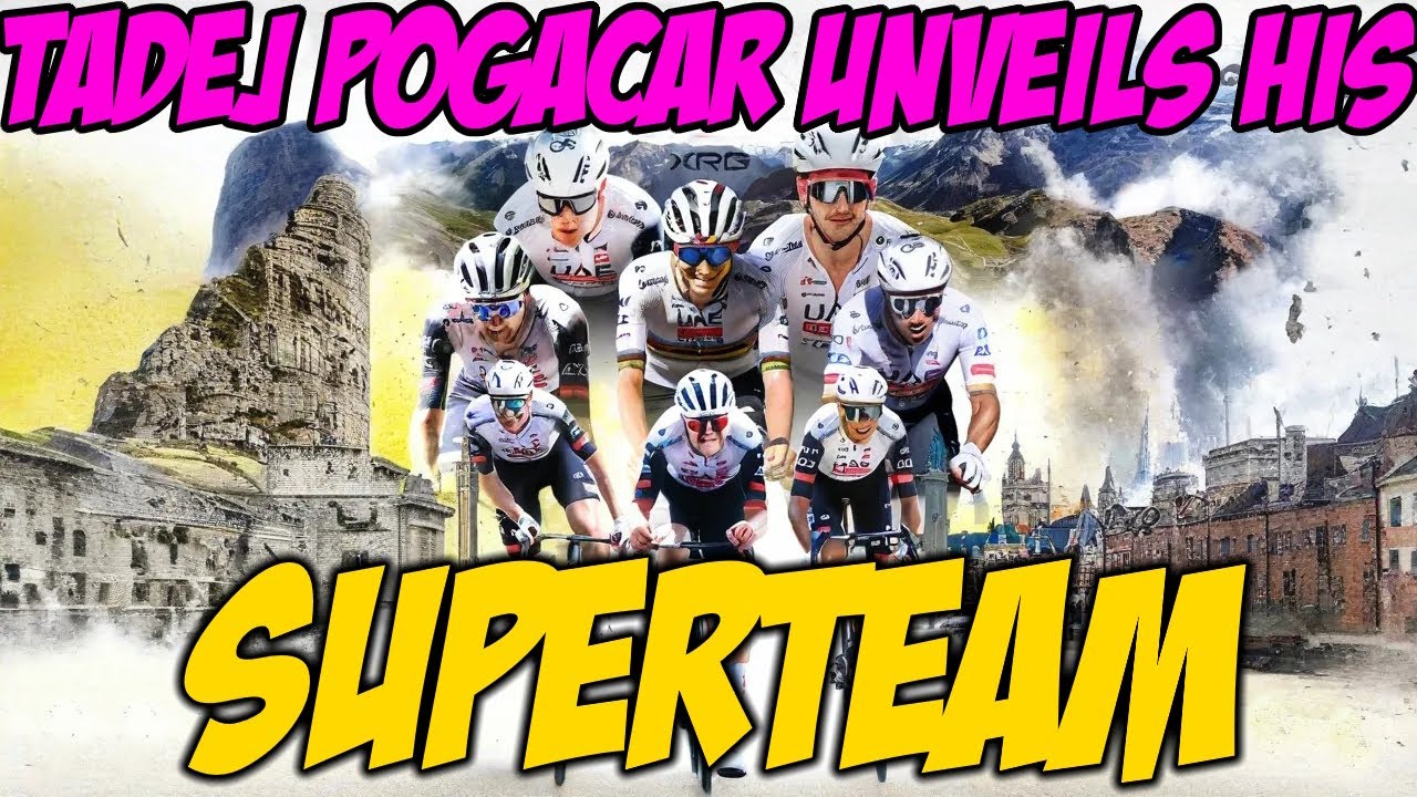 TADEJ POGACAR UNVEILS SUPERTEAM TO DESTROY JONAS VINGEGAARD at the TOUR DE FRANCE! - YouTube