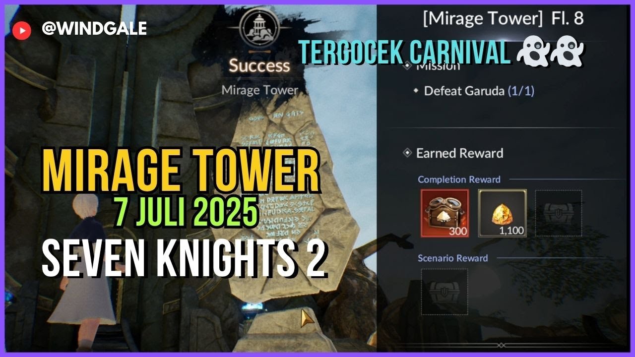 MIRAGE TOWER (2/7/2025) FLOOR 1 - 8 | SEVEN KNIGHTS 2 - YouTube