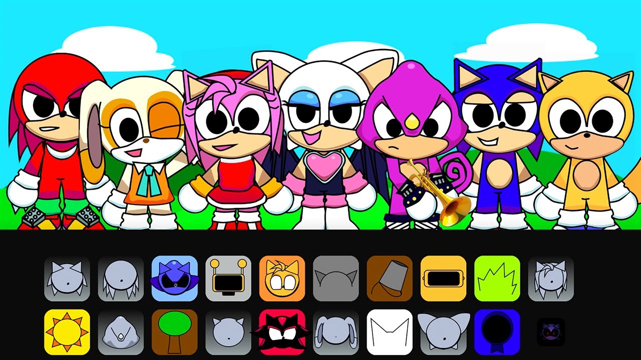 NEW Sprunki Retake - but they are Sprunki Sonic (New designs) - YouTube