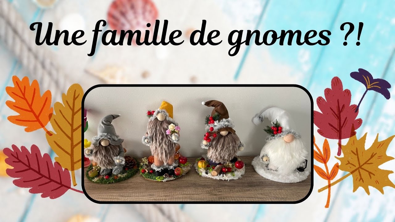 Décorations pour un petit gnome d'automne ! Facile et sympa - YouTube