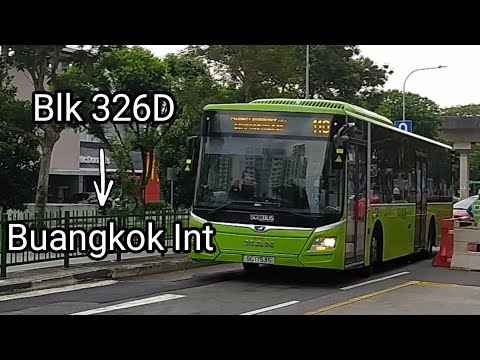 SG1753S on Service 110 | Joyride from Blk 326D to Buangkok Int - YouTube