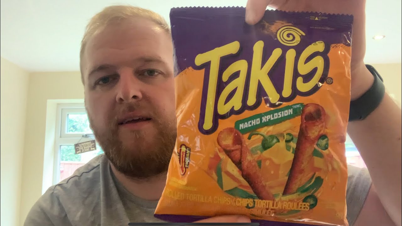 Takis Nacho Xplosion Flavour Tortilla Chips - Review - YouTube