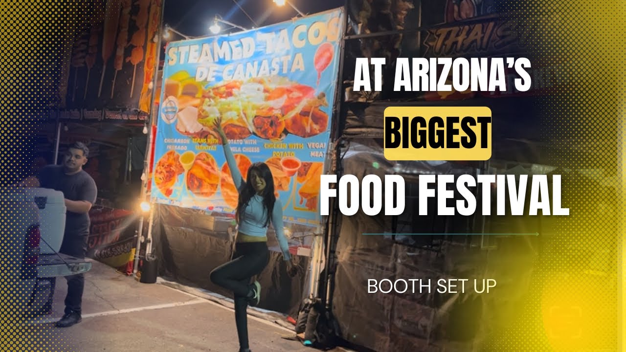 LIVE from Phoenix! Watch Us Set Up for the Biggest Food Festival! - YouTube