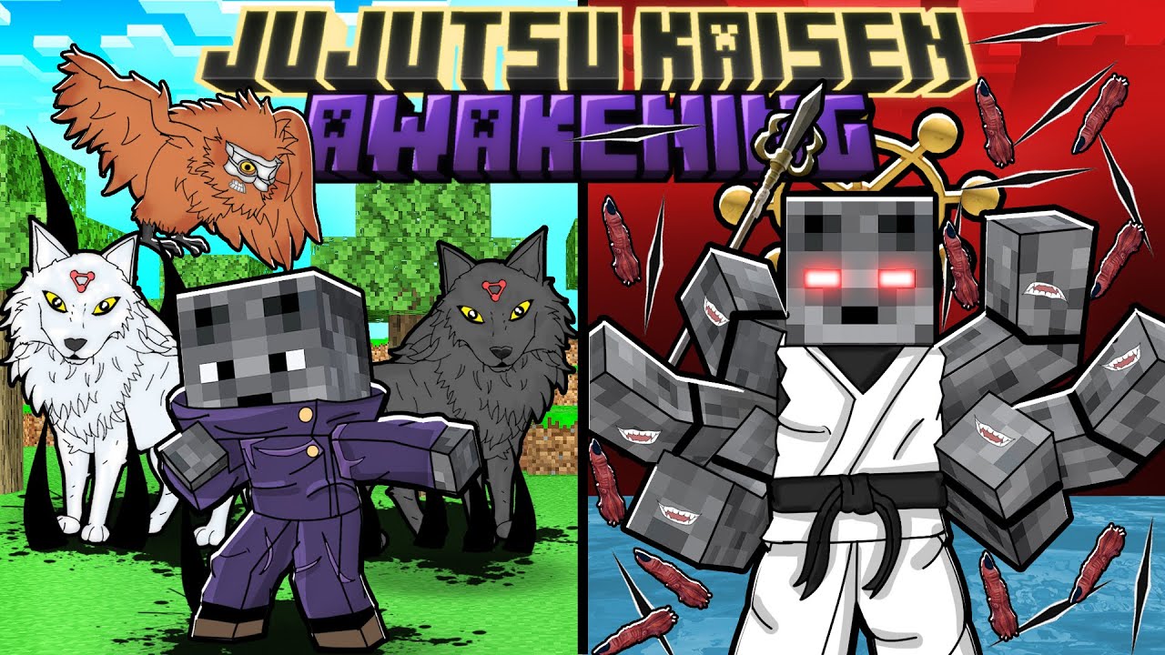 NOVA SÉRIE DE JUJUTSU KAISEN AWAKENING no MINECRAFT - YouTube