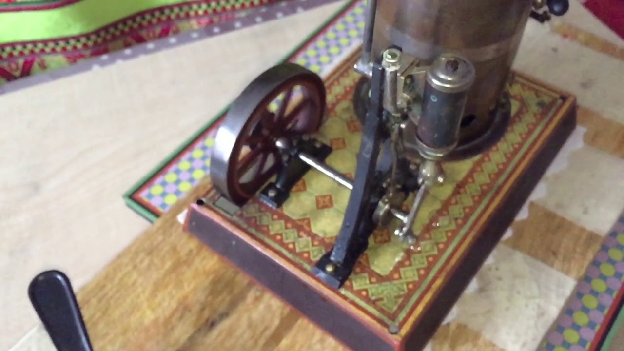 Steaming Maybe My Rarest Schoenner Steam Engine -- Model 164/2 -- 120 YO ! - YouTube