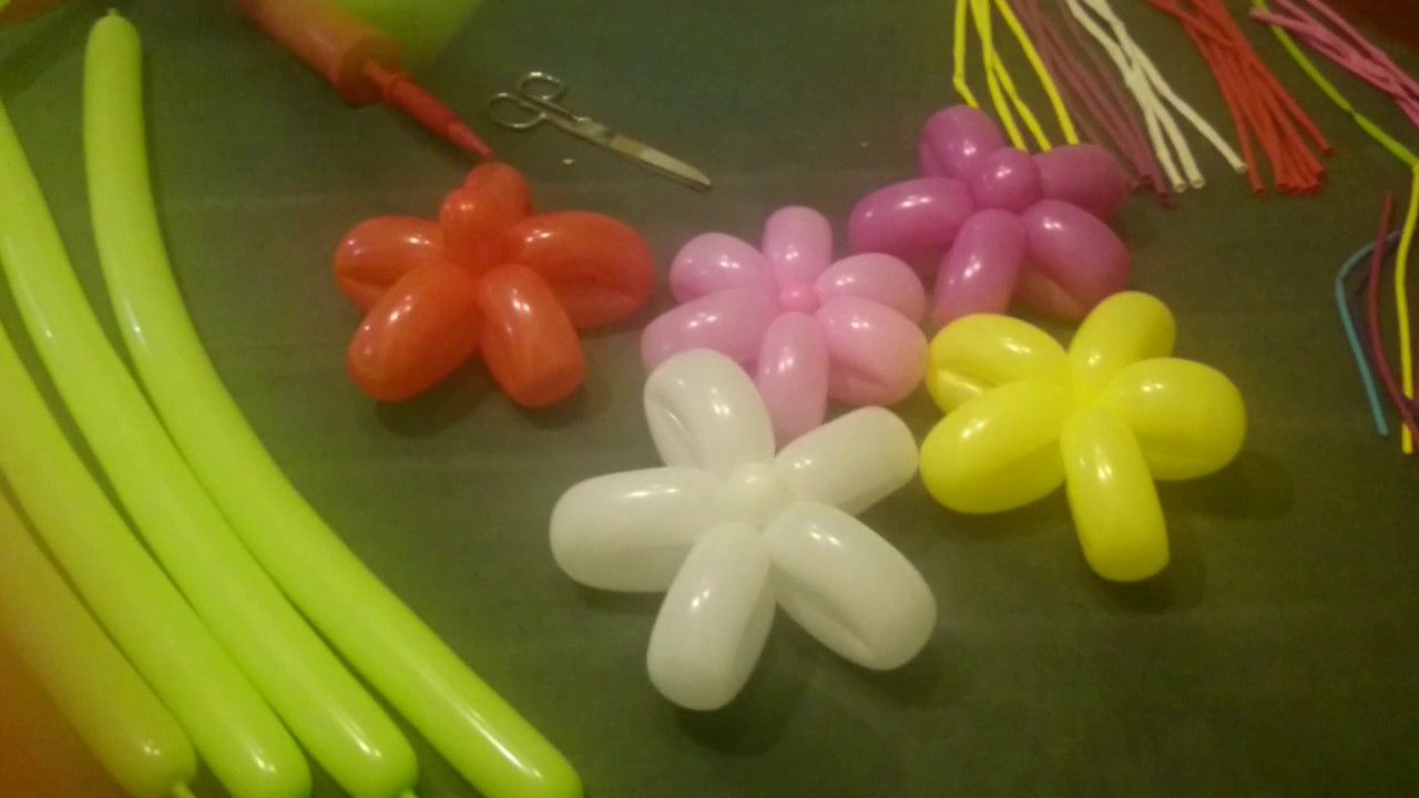 How to make a Balloon bouquet - YouTube