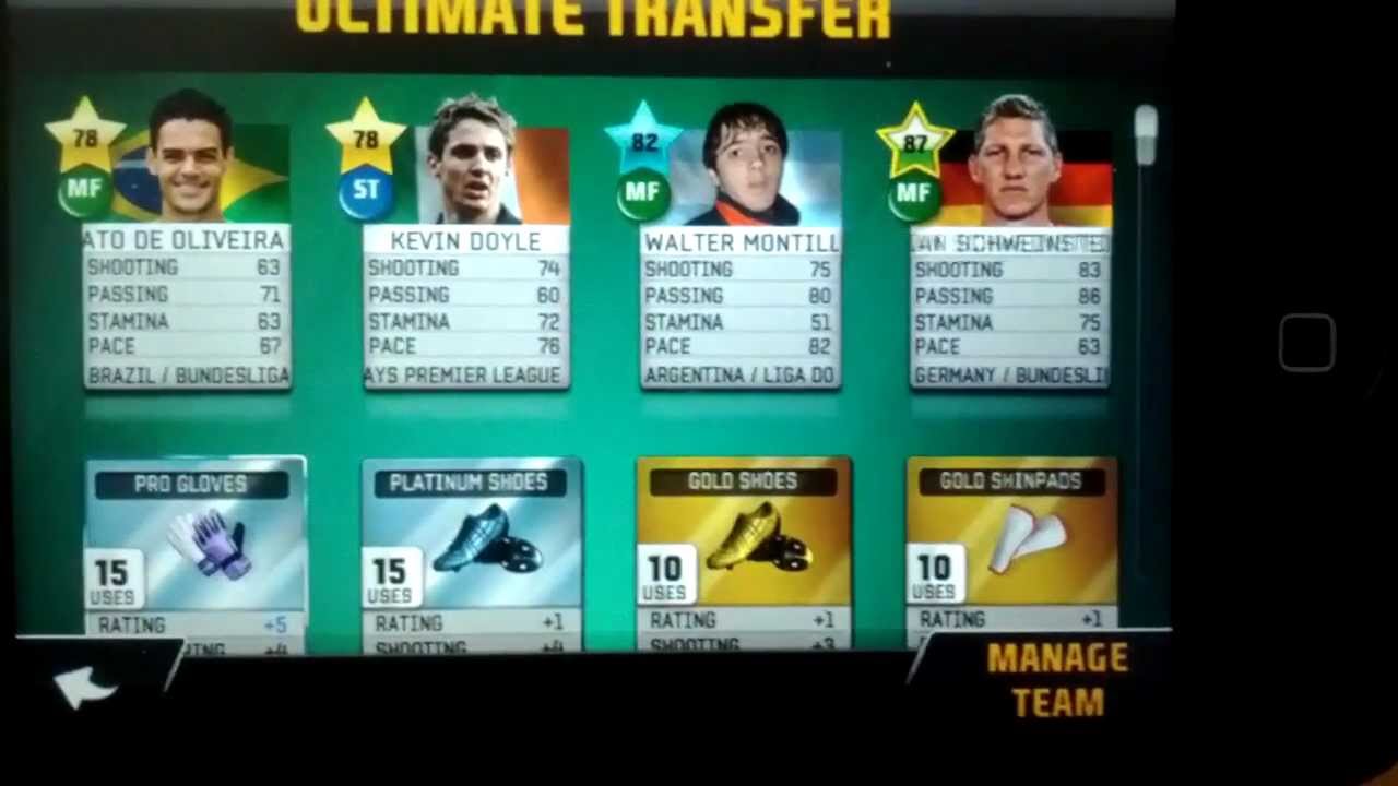 fifa superstars iphone/ ultimate award#6 - YouTube