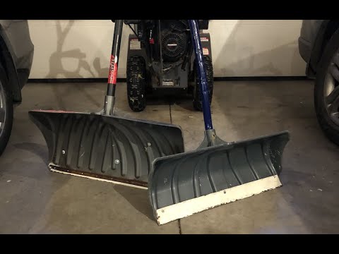 Snow Shovel Metal Edge Replace - YouTube