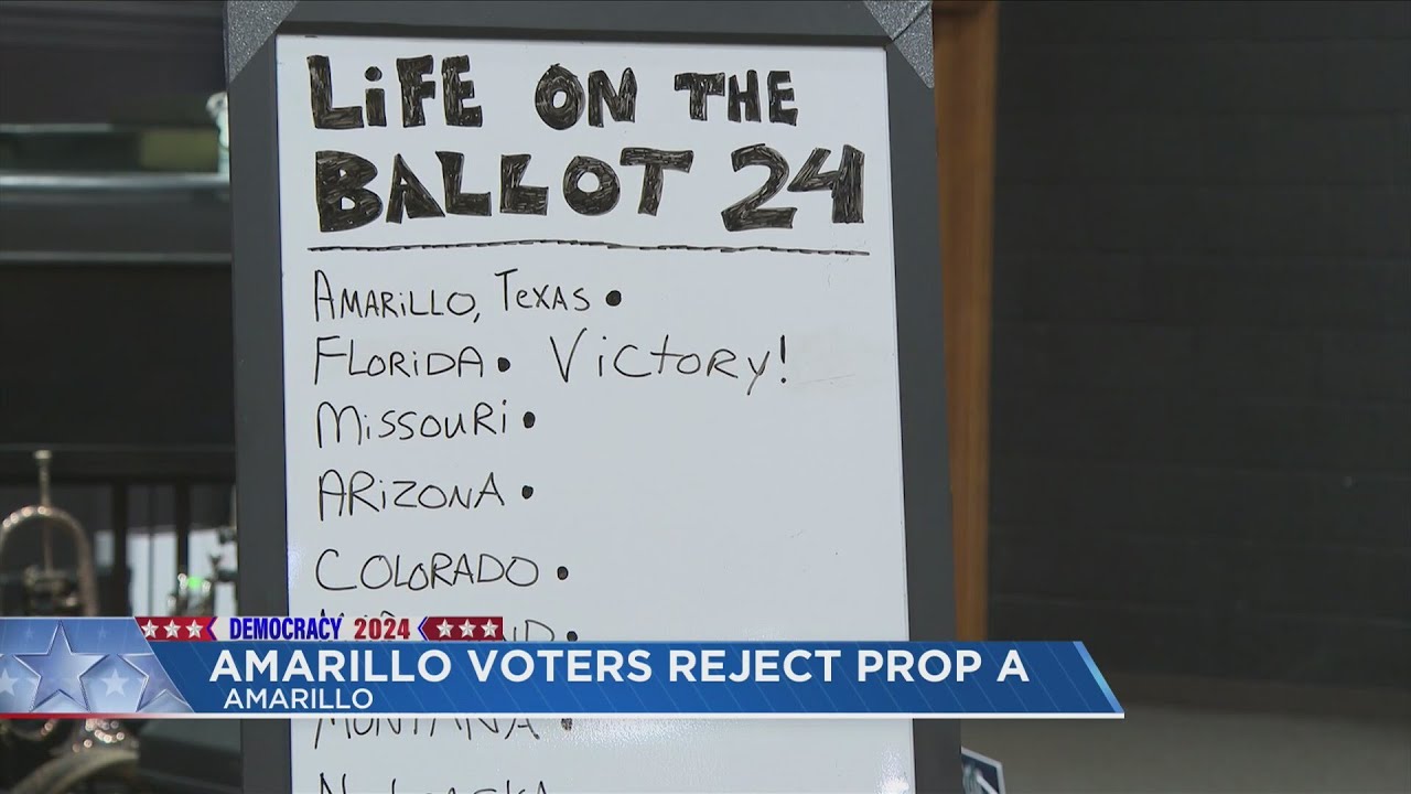 Group leaders speak after Prop A fails in Amarillo - YouTube
