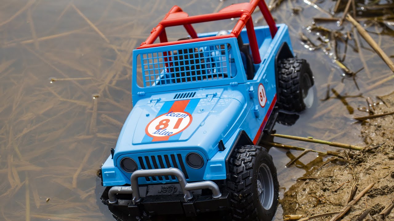 Unboxing Of Bruder Toys Jeep Wrangler Off-Roading Miniature Car - YouTube