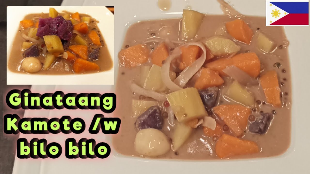 My Simple and Easy ginataang kamote / Langkuga my own version ...