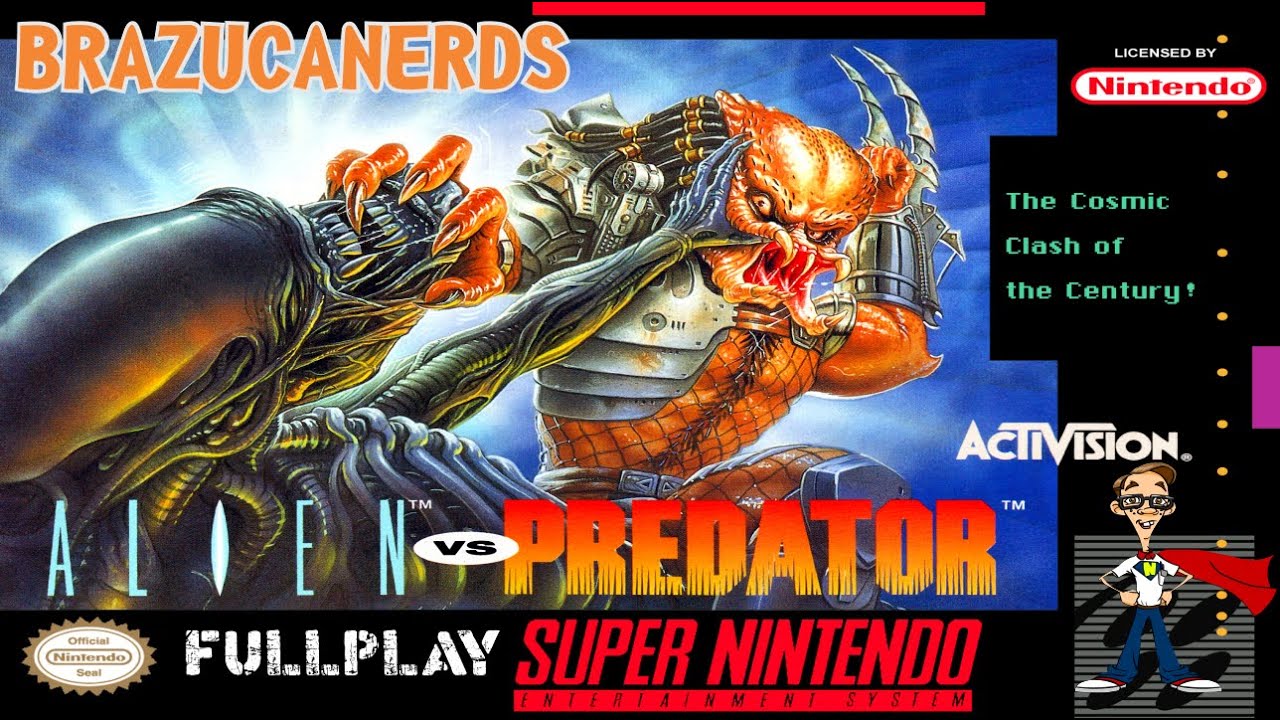 ALIEN VS PREDATOR SUPER NINTENDO - FULLPLAY - YouTube