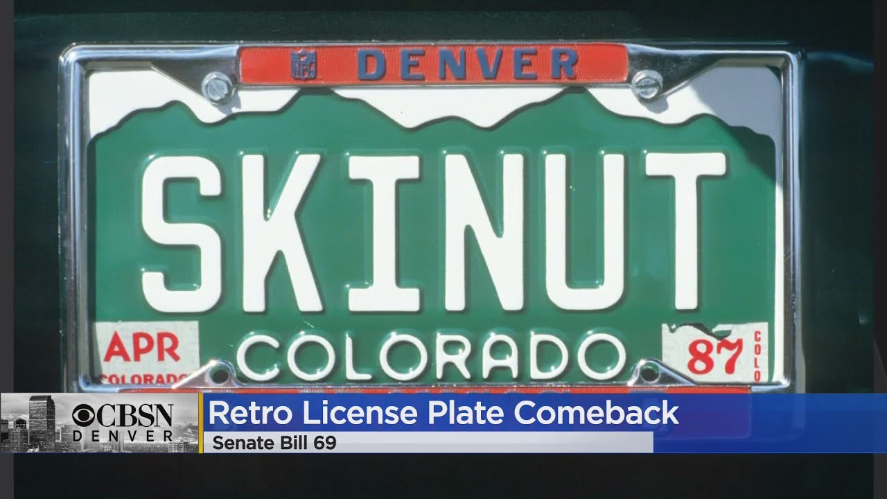 Retro Green Mountain License Plates Could Return To Colorado Roadways ...