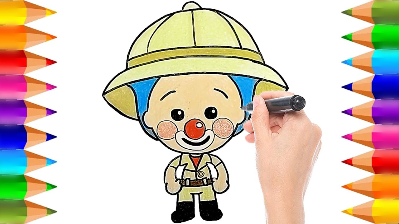Voy en Busca de un León - Plim Plim | Dibujo para Dibujar y Colorear a ...