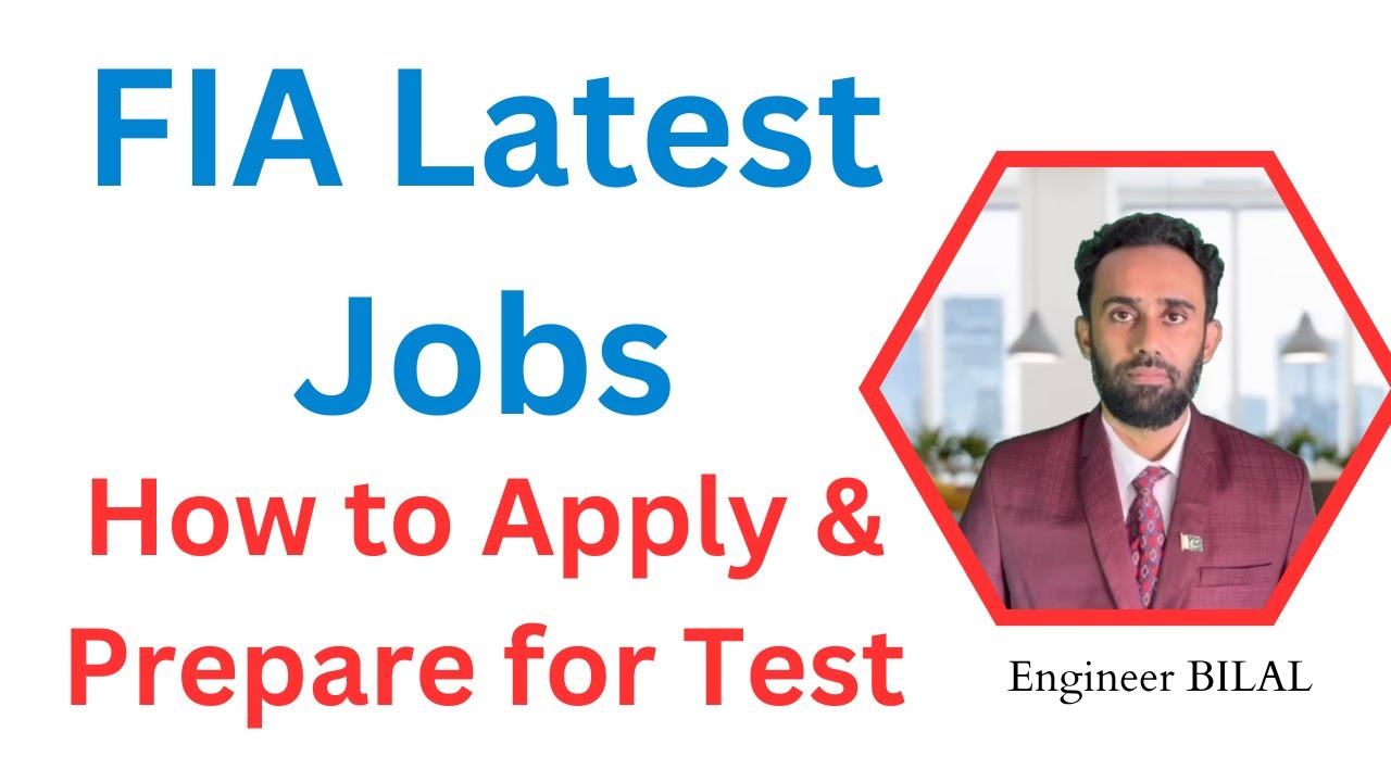 FIA Latest Jobs 2023 ll FIA Jobs Test Preparation ll How to Apply for ...