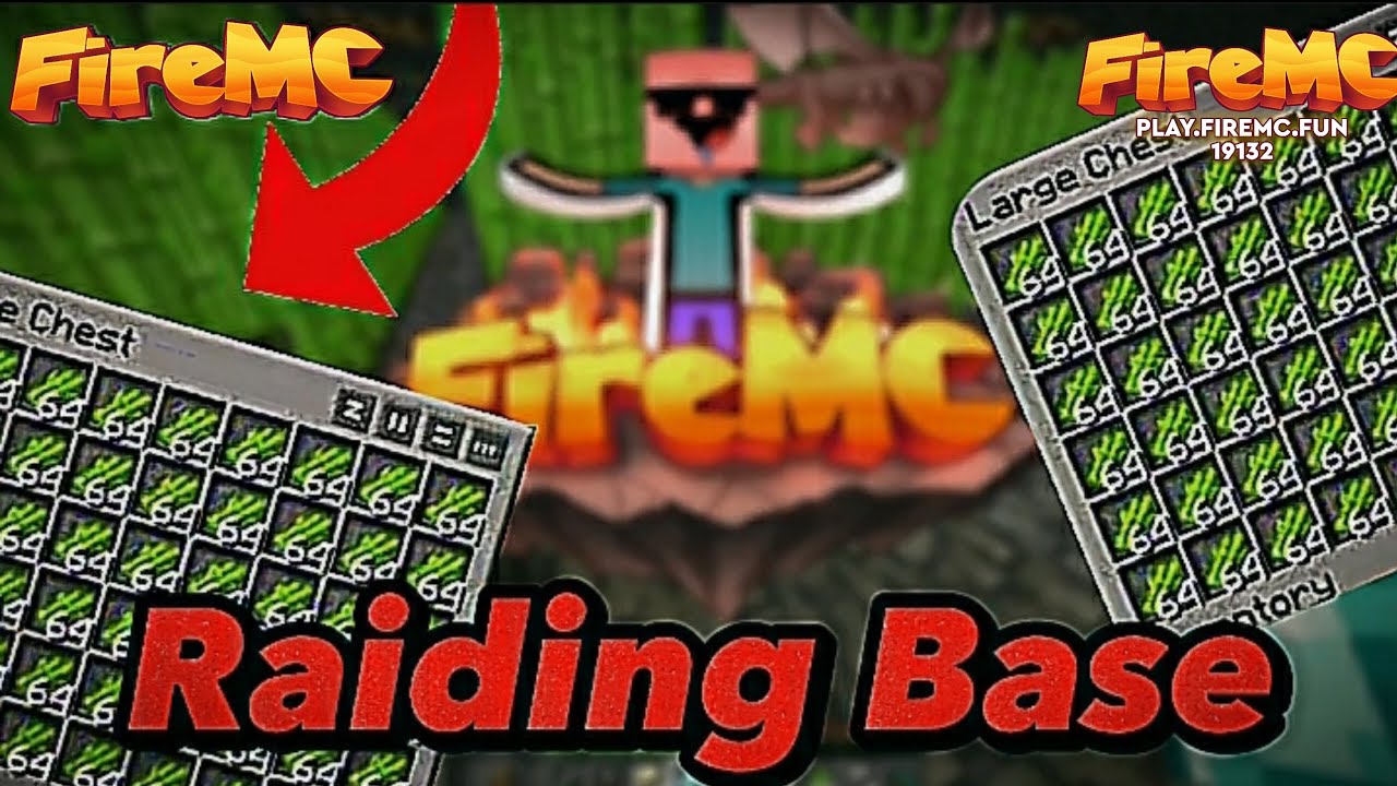 Raiding Base In FireMc 😈 || One Of The Deadliest Server In Minecraft 🔥 ...
