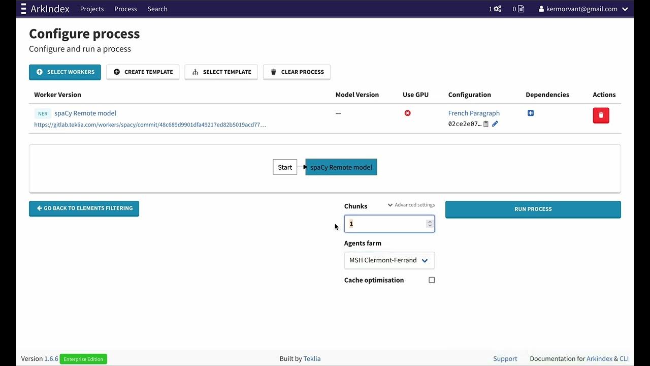 Run NER detection in French with spaCy - YouTube