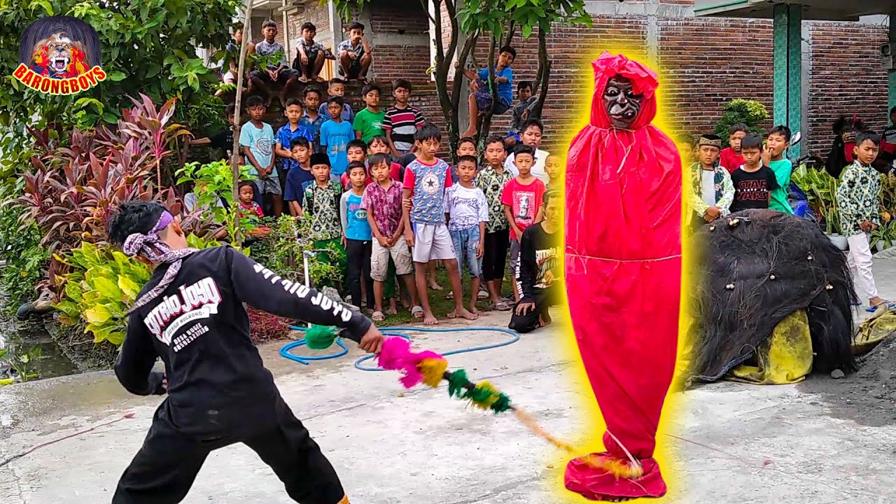 Ritual Pocongan Merah Part 1 || Barongan Satrio Joyo Bugel live kuwu ...