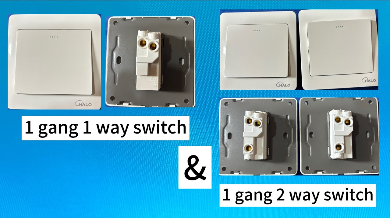 1 Gang 1 Way Switch နှင့် 1 Gang 2 Way Switch တို့ရဲ့အလုပ်လုပ်ပုံကဘာက ...
