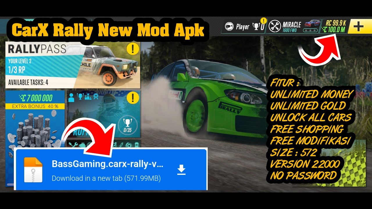 Game CarX Rally Mod apk v22000 Terbaru 2023 || Unlimited Money‼️ - YouTube