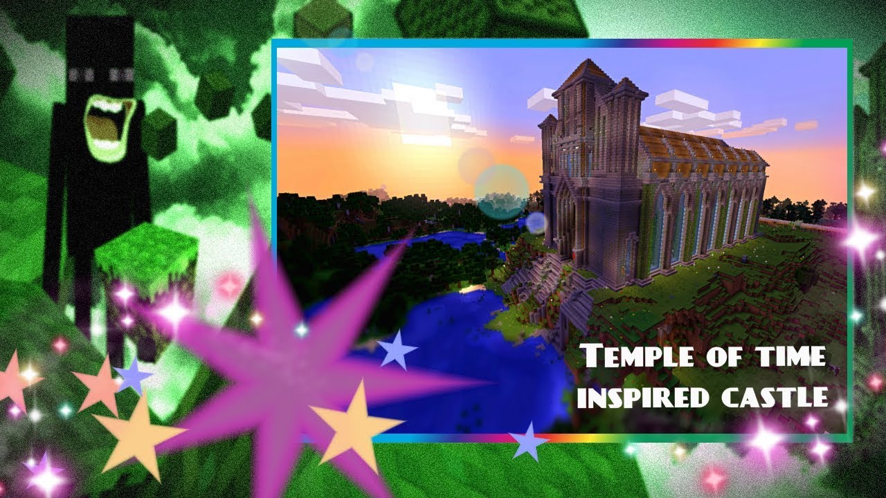 Minecraft temple of time botw inspired castle tour - YouTube