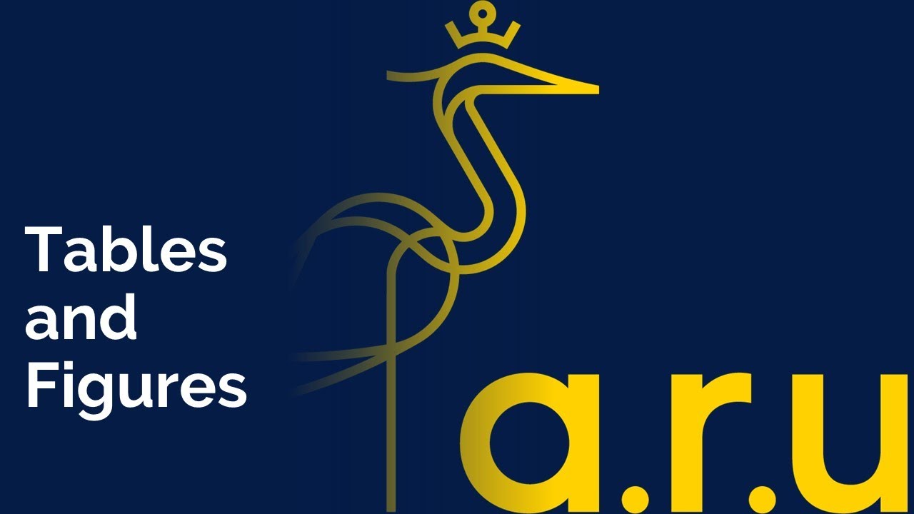 Results section: How to format tables and figures - YouTube