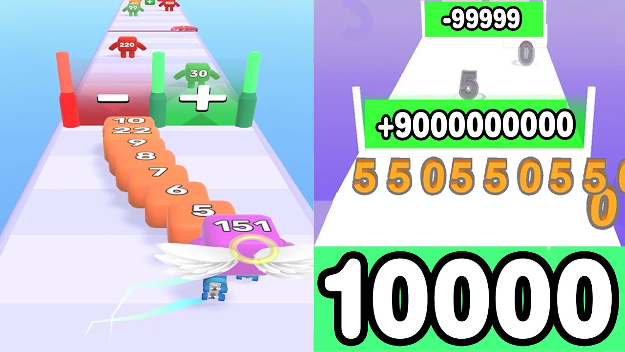LEVEL UP NUMBERS - JOIN NUMBERS ∞ ASMR Gameplay! Free Math Games Ep1 ...