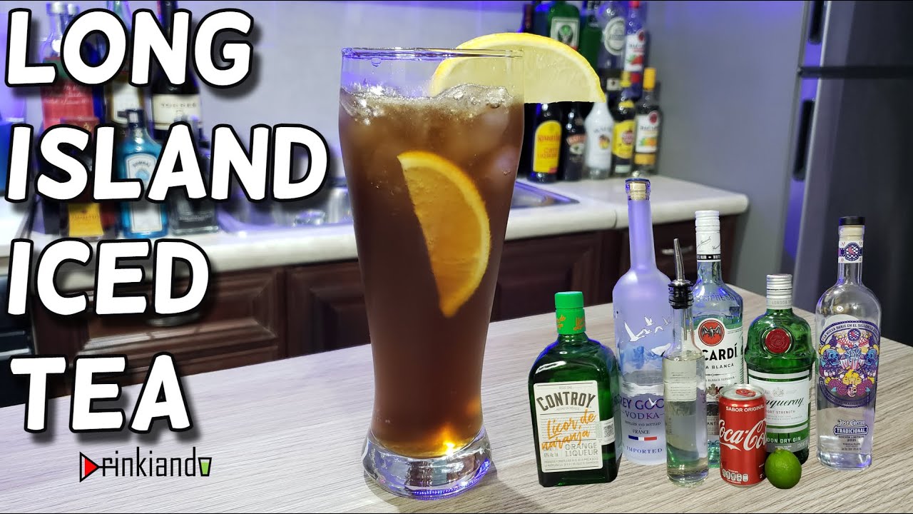 ¿Cómo Preparar El LONG ISLAND ICED TEA? 🥤🧊🍾🍋 | Coctel Clásico | # ...