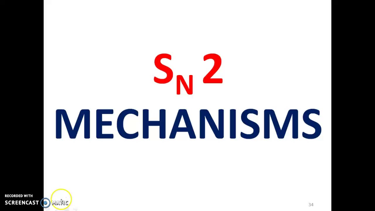 Sn2 Mechanism - YouTube