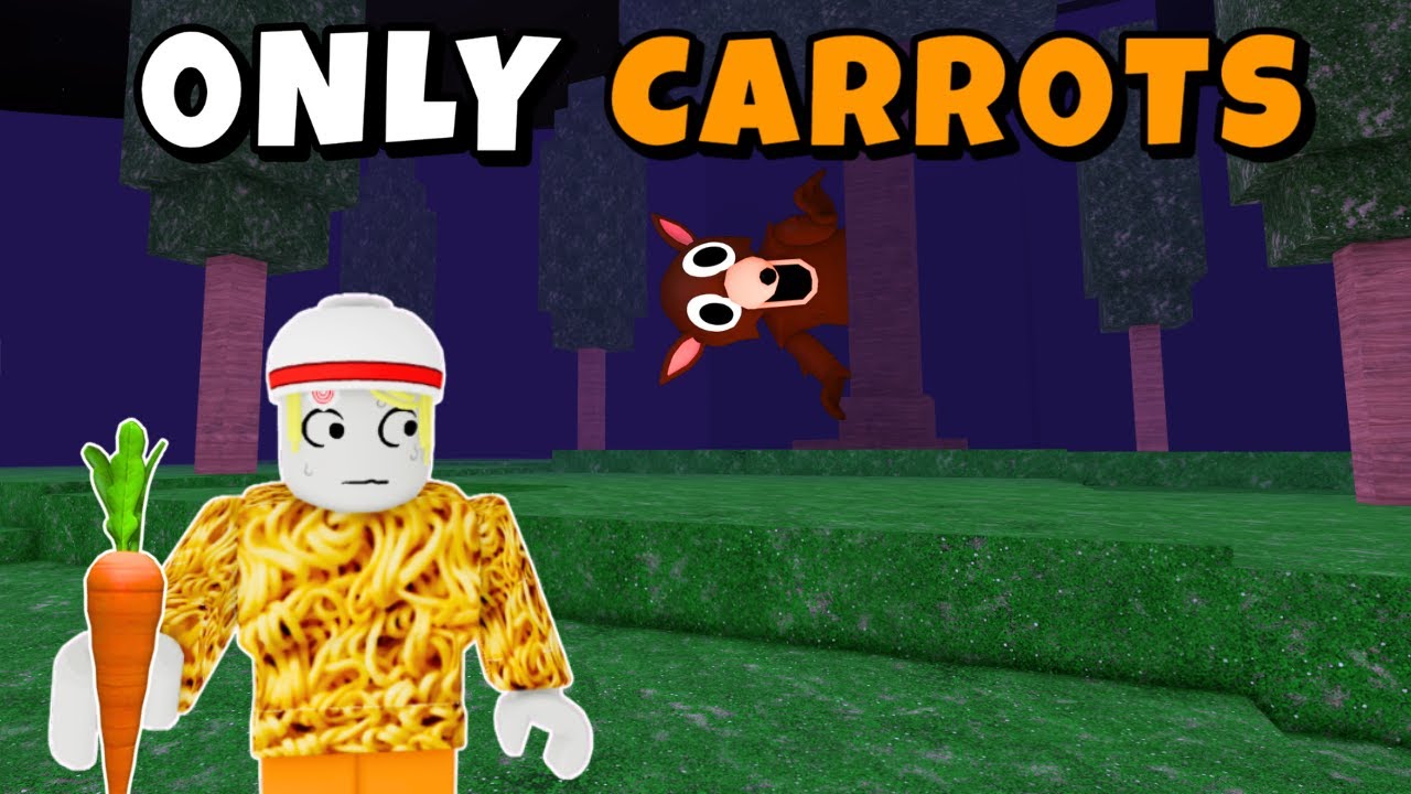 Eating ONLY Carrots In 99 Nights In The Forest - YouTube