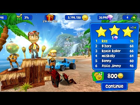 Championship Grand Prix 100 HP With Rez | Beach Buggy Racing 2014 - YouTube