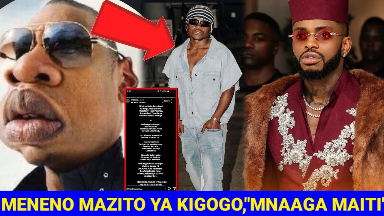 KIGOGO; Amuumbua MBOSO kwa maneno mazito Kinachoendelea na DIAMOND Atoa ...