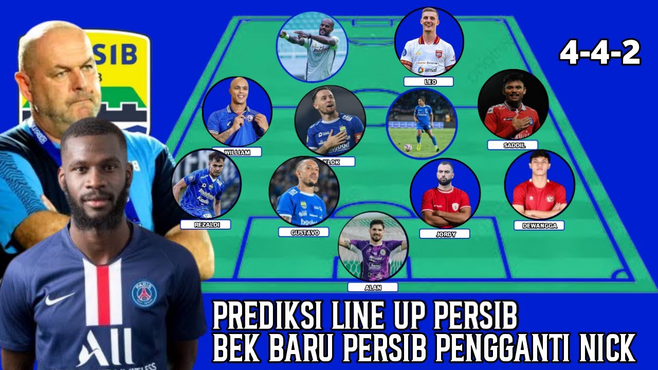 WOW LUARBIASA skema bojan hodax prediksi line up persib bandung 2025/26 ...
