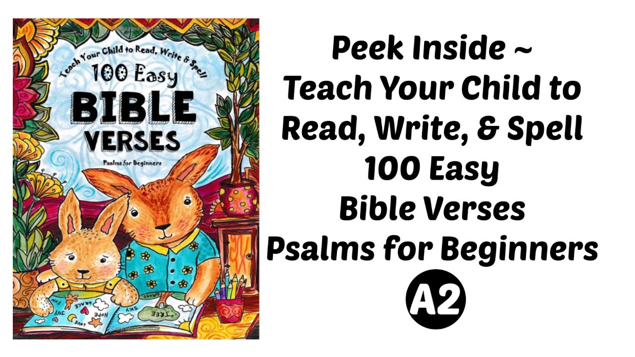 Updated! Teach Your Child to Read, Write, & Spell~100 East Bible Verses ...