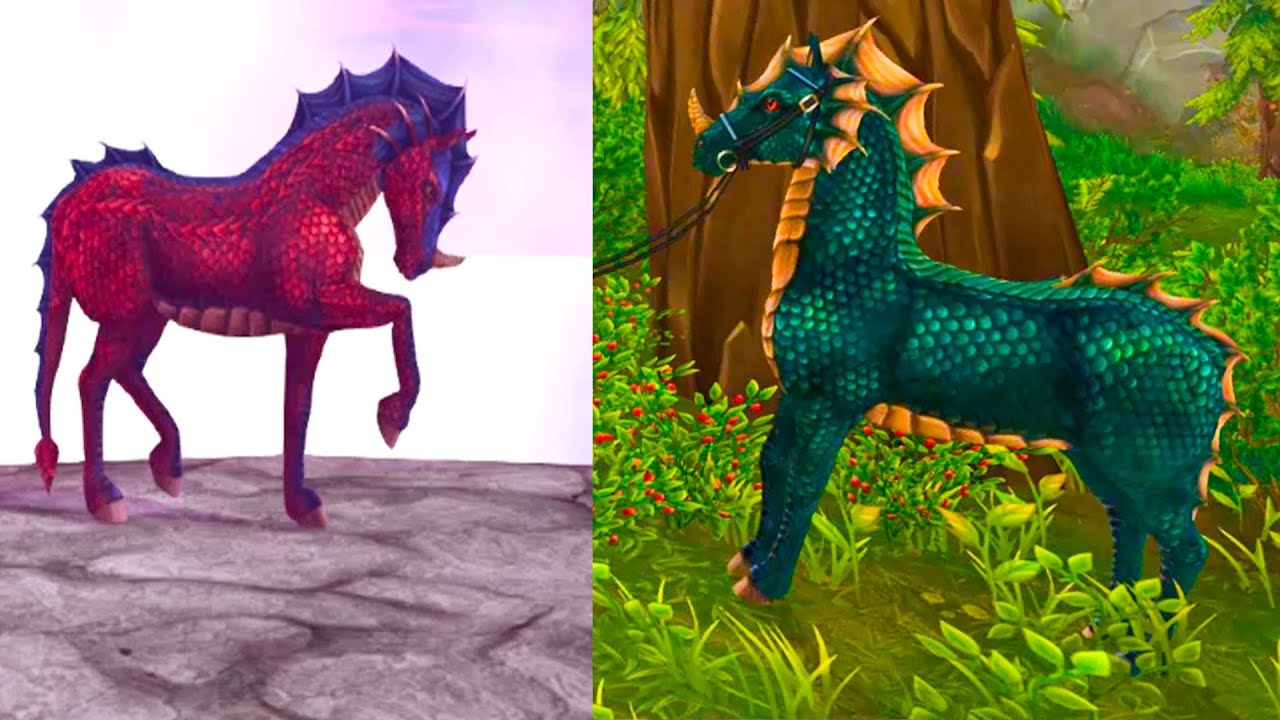 Magic Color Change Dragon Horses + Pets Star Stable Online Update - YouTube
