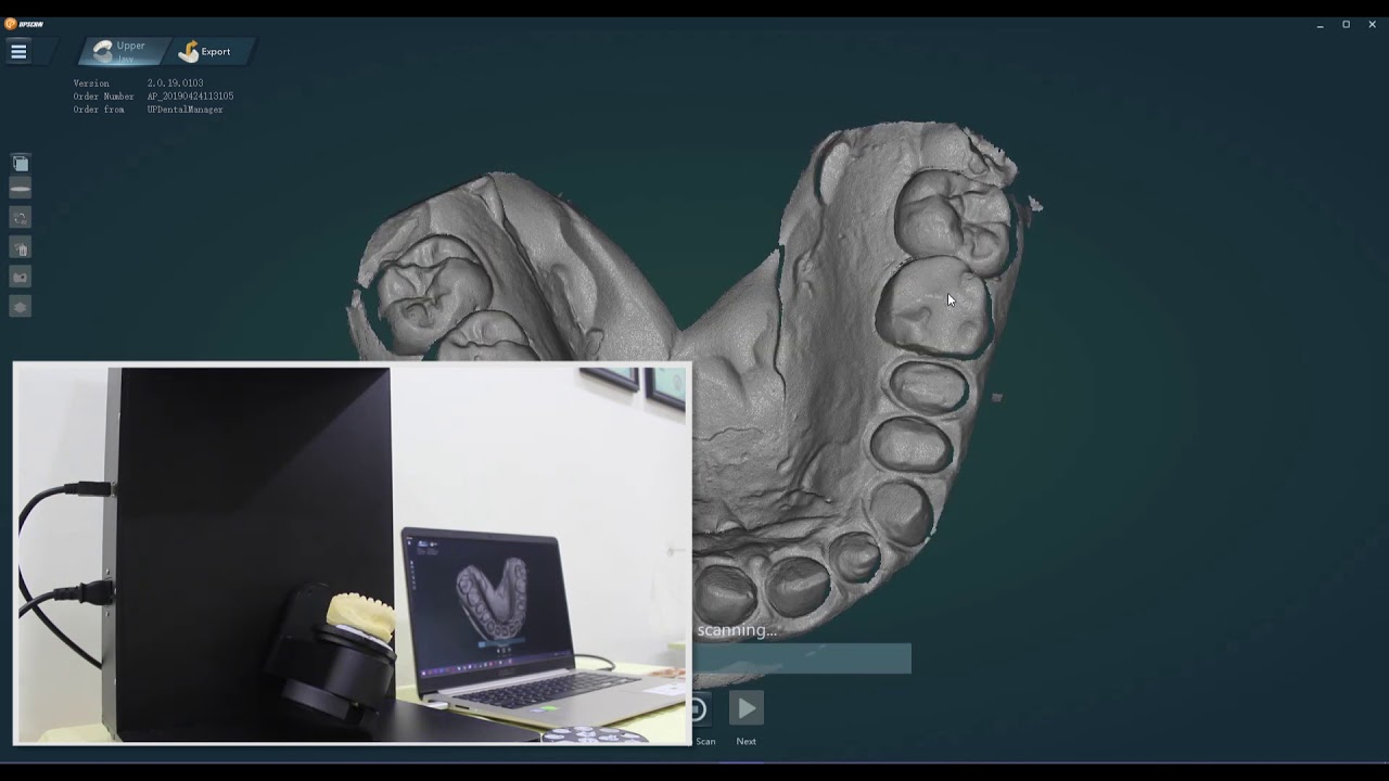 Uncut stone model scanning by UP360 - YouTube