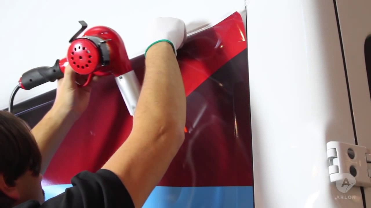 Applying Vinyl Wrap into a Deep Channel - YouTube