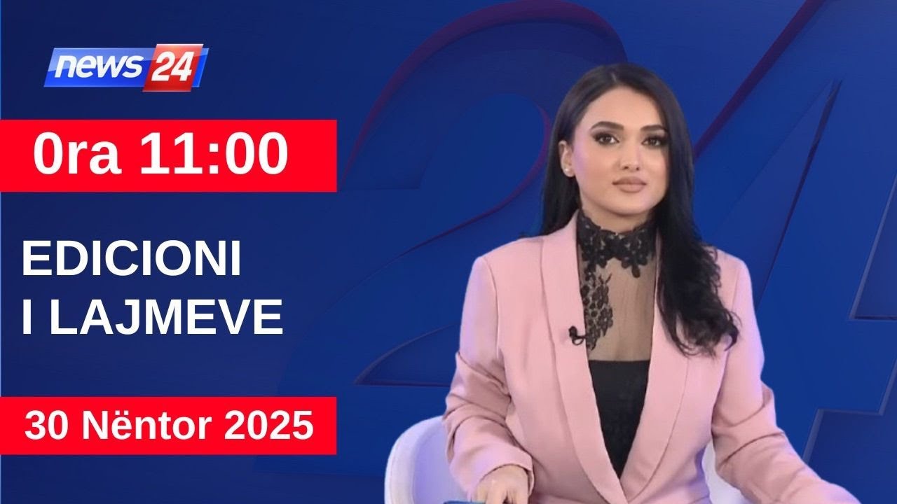 30 nëntor 2025 Edicioni i Lajmeve në News24 në studio Megi Latifi (Ora ...