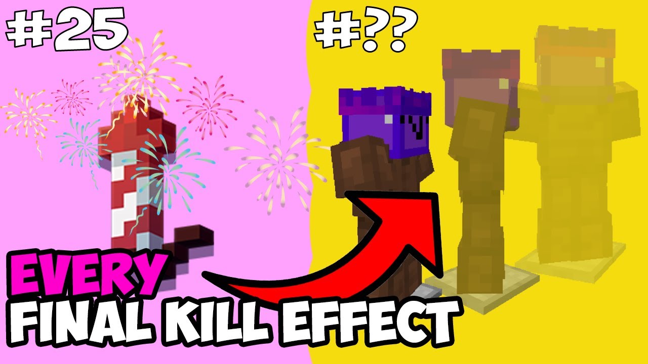 RANKING Every FINAL KILL EFFECT from WORST to BEST (Hypixel Bedwars ...