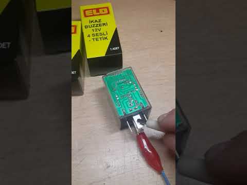ELO 4 SESLİ + ve – TETİKLİ İKAZ BUZZERLARI