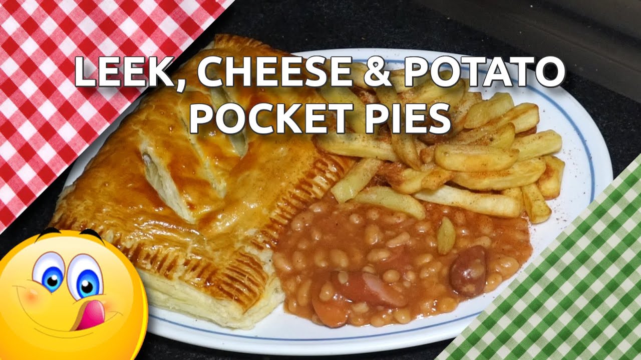 Leek, Potato and Cheese Pocket Pies 😋 - YouTube