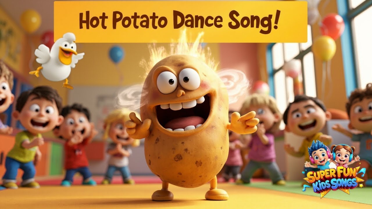 Hot Potato Dance Song 🥔 Funny Brain Break Game for Kids - YouTube