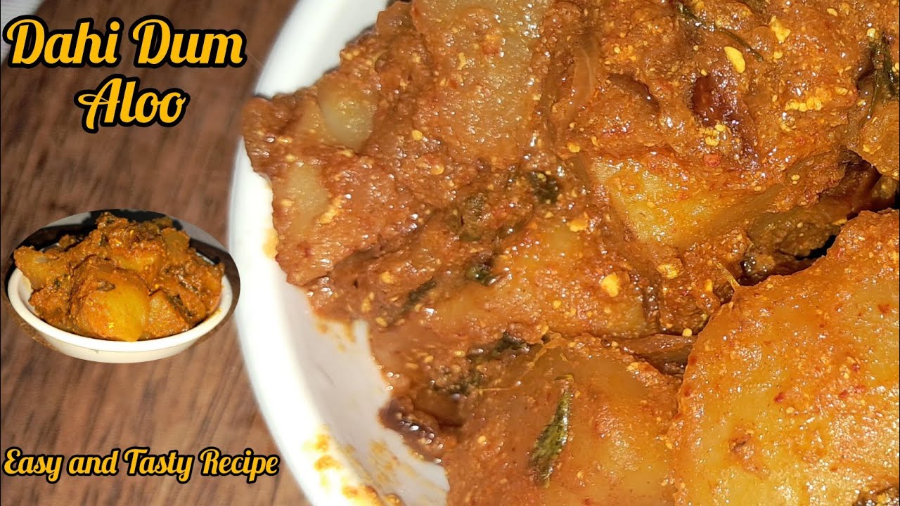 Dahi Aloo Recipe | Dahi Aloo ki Sabji | Dahi Aloo Dum | Dahi Aloo ...