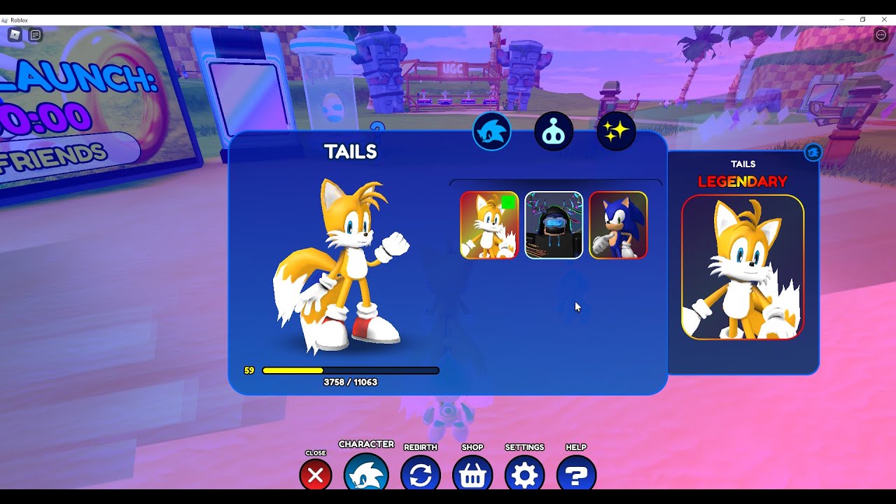 How to get Sonic and Tails in Sonic Speed Sim (Roblox) - YouTube