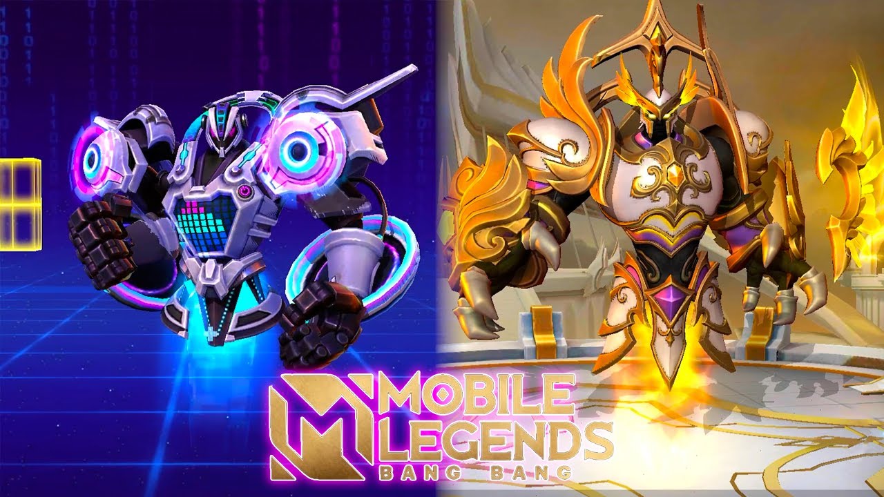 Uranus | Celestial Bastion Skin VS Video Game Dominator Skin | MLBB ...