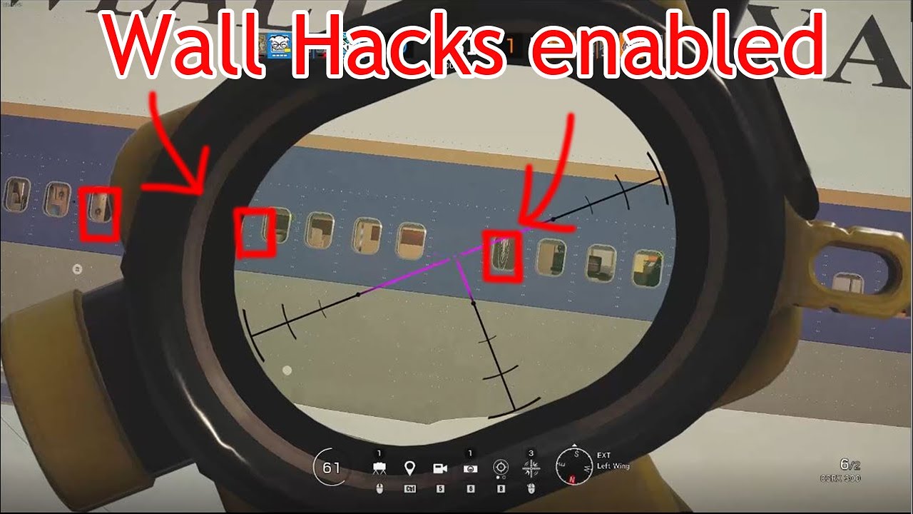 WALL HACKS IN RAINBOW SIX SIEGE!?!? - YouTube
