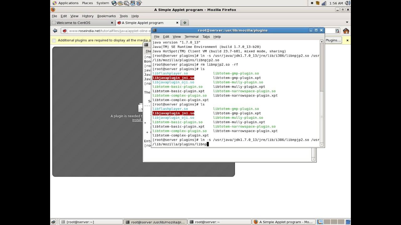 configurar Plugin java en Mozilla en Linux - YouTube