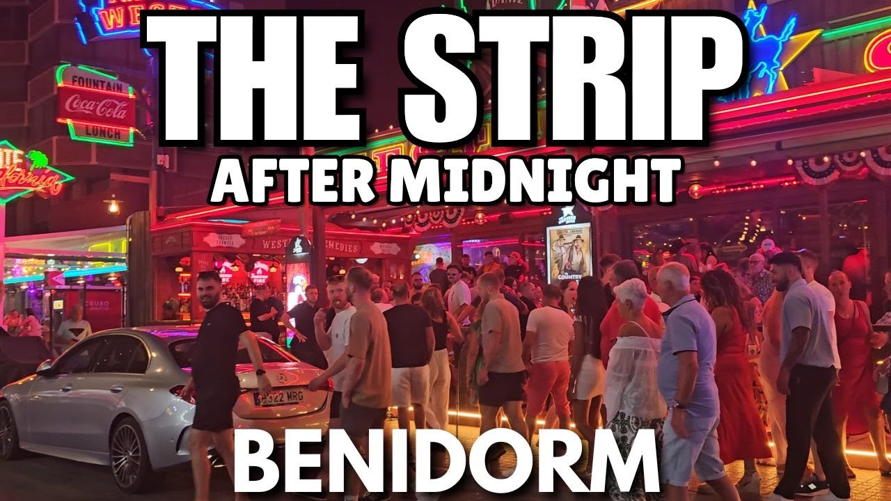 Benidorm Strip Gets CRAZY After Midnight! 😱 (Walking Tour) - YouTube