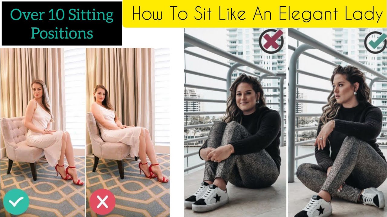 HOW To SIT And POSE Like an Elegant and CLASSY Lady #beauty #elegant ...